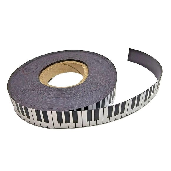 Unbranded | Accents | 5foot Roll Piano Keys 25 Flexible Magnetic Strip ...